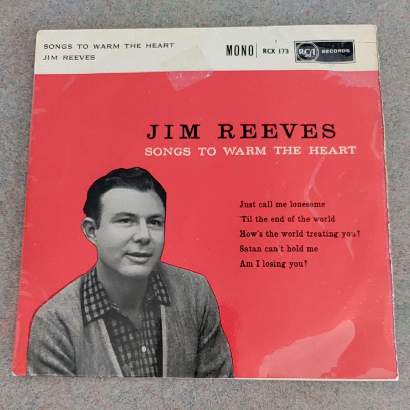Jim Reeves EP PS 1959 Songs to Warm the Heart UK Mono RCA | eBay