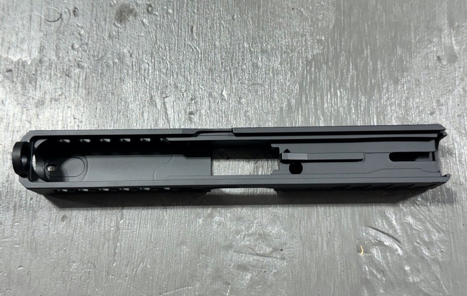 Slide for Glock 17 Gen 1- 3 9mm -BLACK Cerakote Finish-BLACK-ROOK-RMR ...