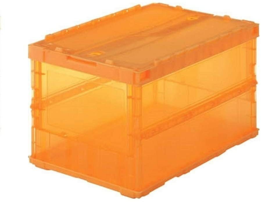 TRUSCO Danboard Folding Container Strage Box Case 51.3L With lock＆lid ...