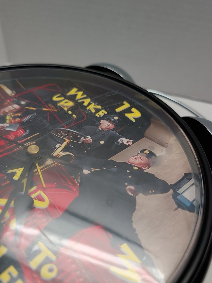 Vintage The Three Stooges Large Bell Alarm Clock Wake Up and Go to ...