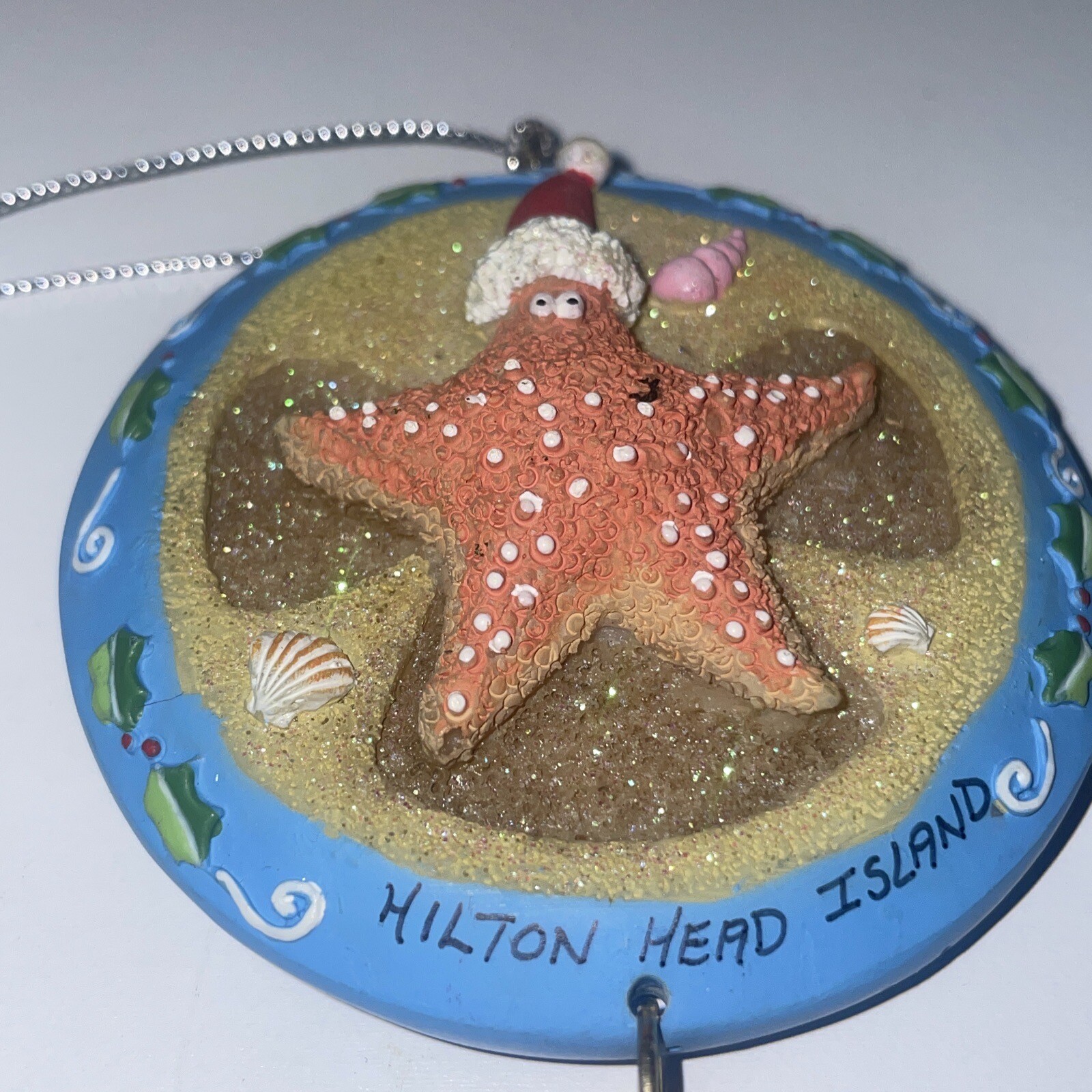 Starfish Santa Hilton Head Island Christmas Ornament Starfish Shell ...