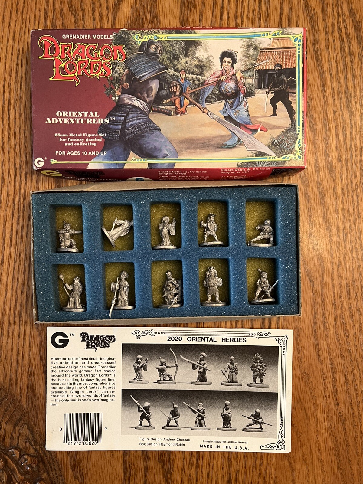 ULTRA RARE! ORIENTAL ADVENTURERS: Grenadier Dragons Lords Set. 100% ...