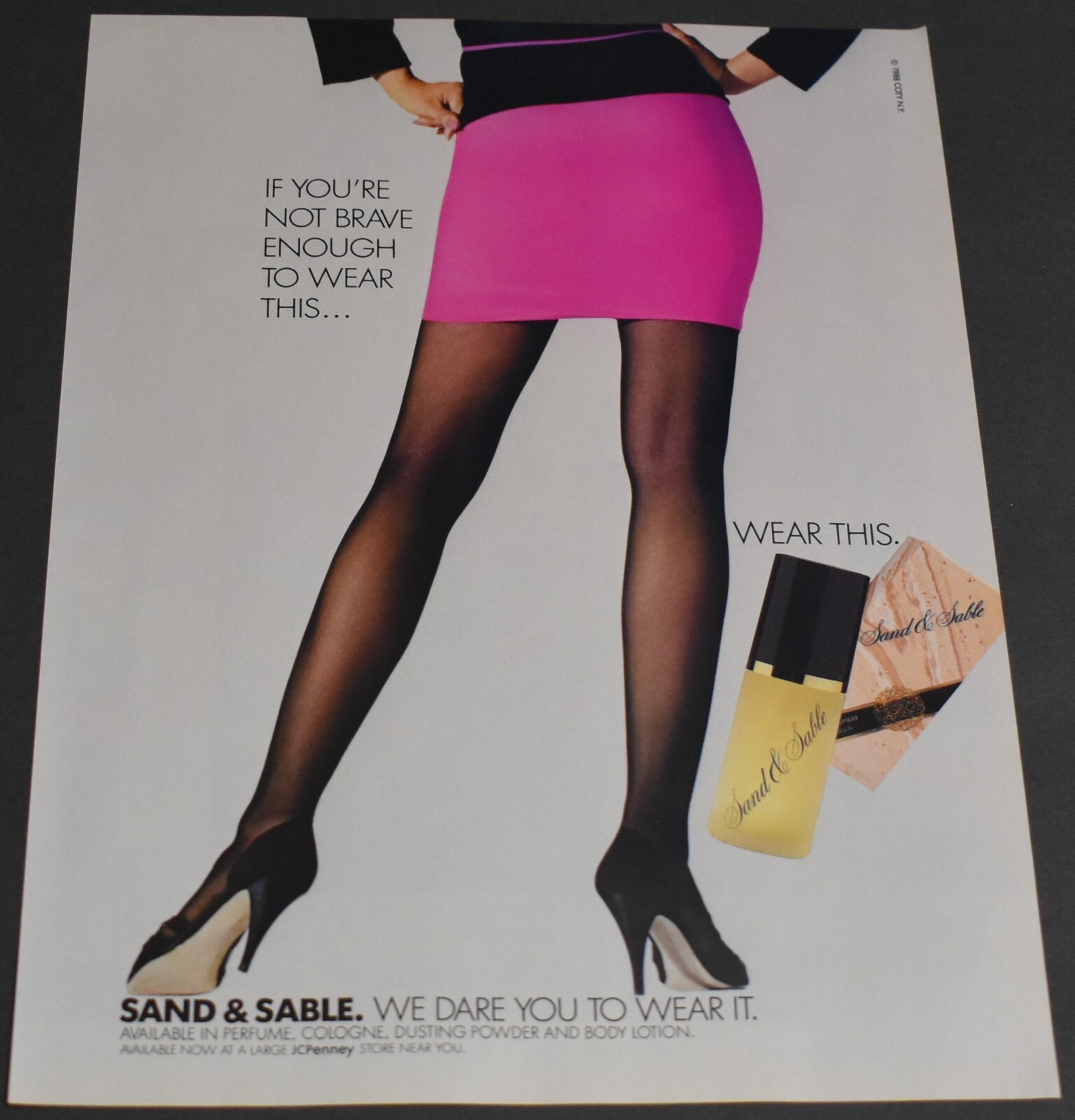 1995 Print Ad Sexy Heels Long Legs Sand & Sable Perfume Fashion Style ...