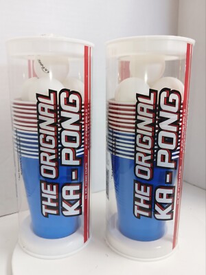 THE ORIGINAL KA-PONG NEW (Beer Pong Lot Of 2) 14 Cup Each With 4 Balls ...