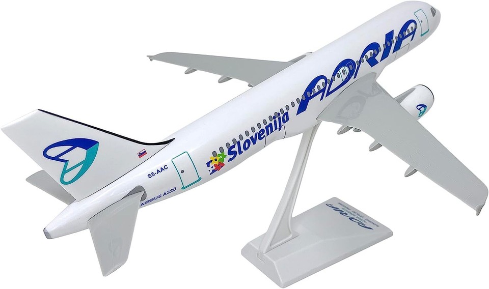 Flight Miniatures Adria Airways Airbus A320-200 Desk Top 1/100 Model ...
