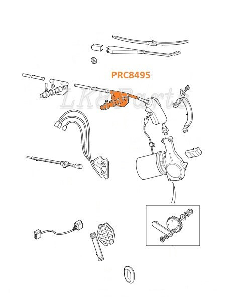 Land Rover Defender 90 / 110 and Series OEM Windscreen Wiper Wheel Box ...