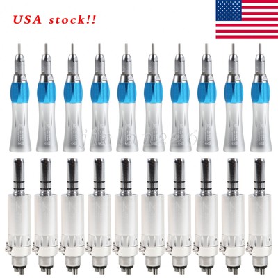 NSK Style Dental Straight Nose /Air Motor Low Slow Speed Handpiece 4 ...