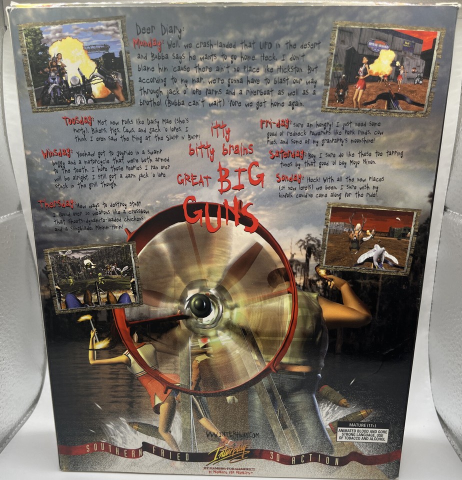 Redneck Rampage Rides Again PC 1998 Big Box New Open Box Cd Rom DOS ...