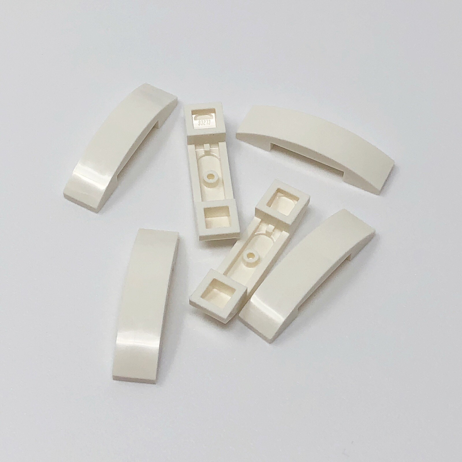 93273 LEGO Parts Slope Curved 4x1 Double No Studs WHITE (6) | eBay