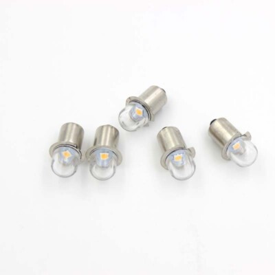 50pcs LED Flashlight Bulb P13.5S Base Torch 1SMD LED Conversion Kit ...