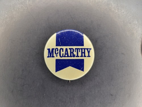 Vintage McCarthy Political Pinback Button 1968 Campaign Pin | eBay