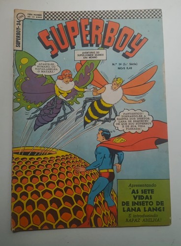 Superboy #34 1969 Bee-Boy Appearence Foreign Key Brazil Edition Portuguese DC | eBay