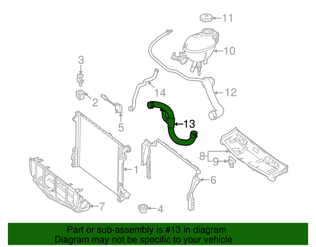Mercedes-Benz 2045019082 Genuine OEM Upper Hose for sale online | eBay