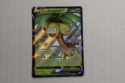 Alolan Exeggutor V SWSH225 Black Star Promo Ultra Rare Holo Pokemon TCG ...