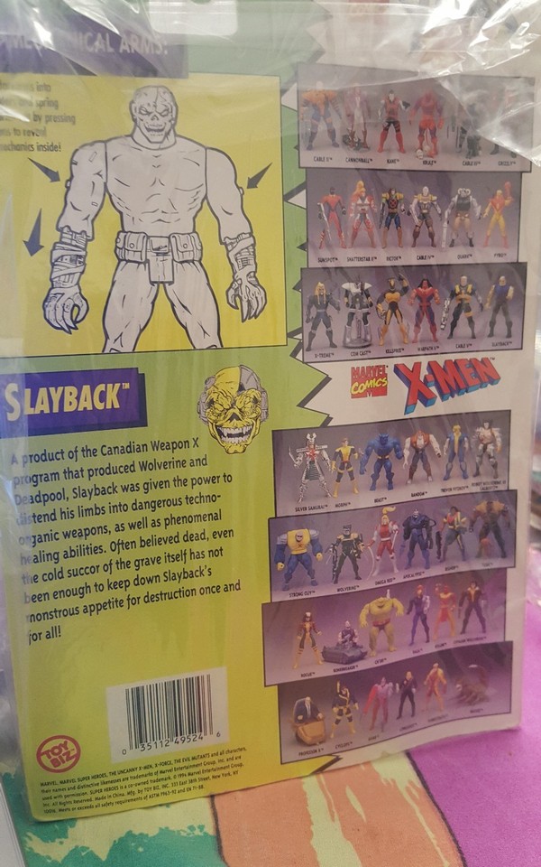 X-Men X-Force Slayback Action Figure Marvel Toy Biz 1994 | eBay