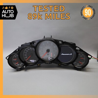 2012 Porsche Panamera 970 S Hybrid Instrument Speedometer Cluster OEM ...