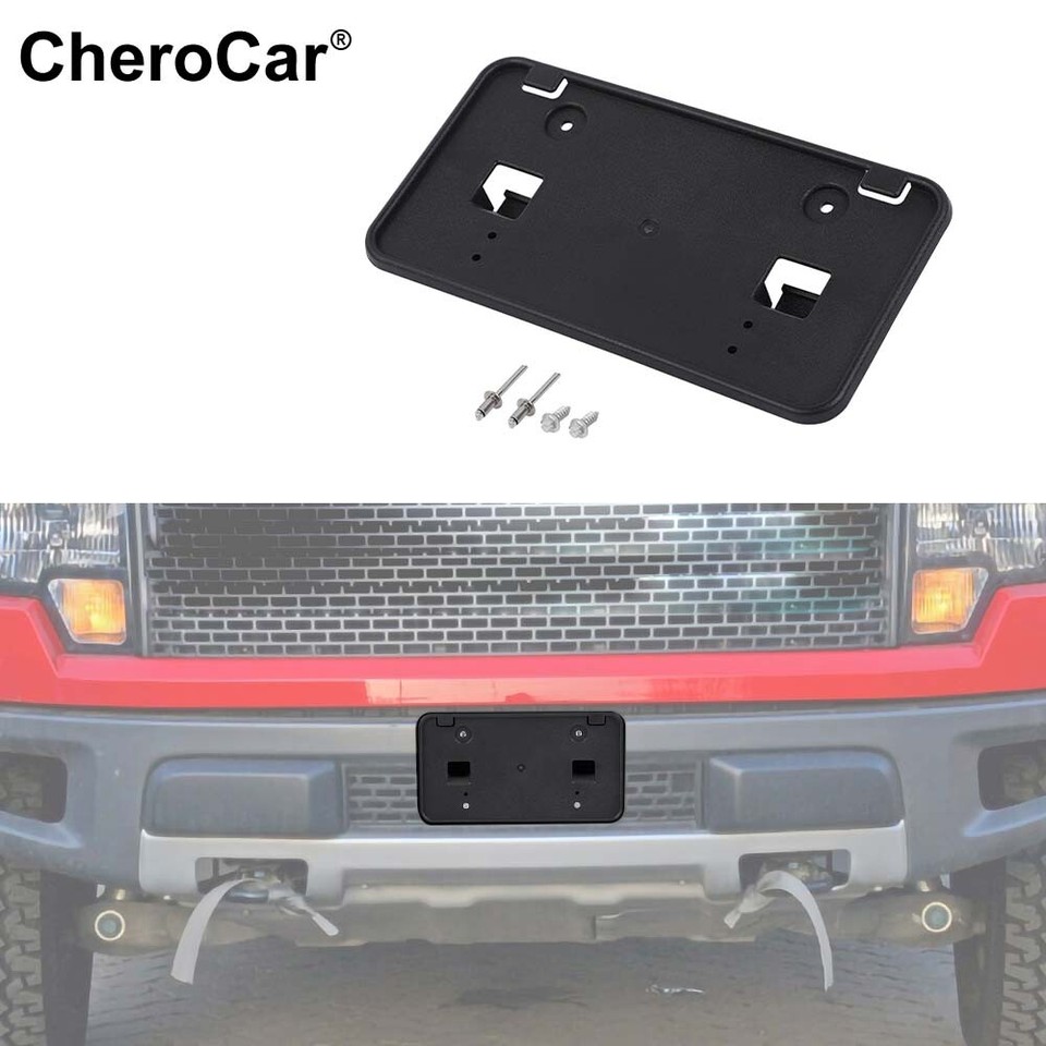 Front License Frame Plate Holder Accessories For 2010-2014 Ford F150 ...