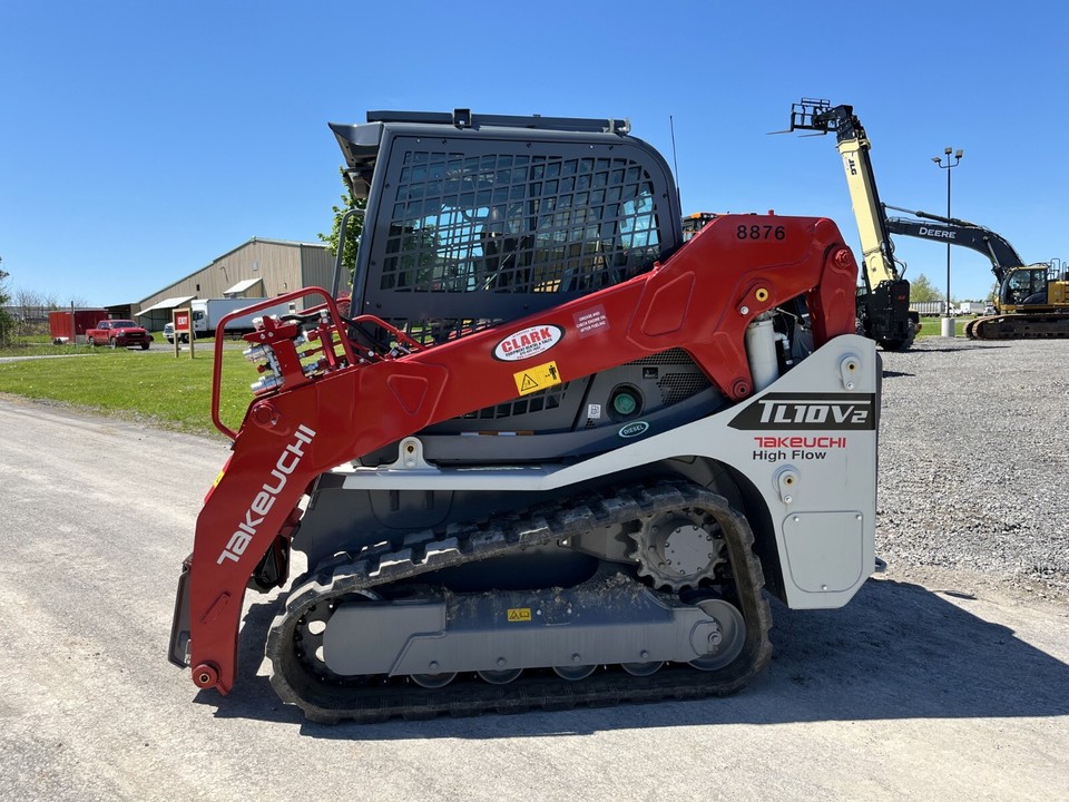 2024 Takeuchi TL10V2 Skid Steer Track Loader A/C Cab High Flow Aux Hyd ...