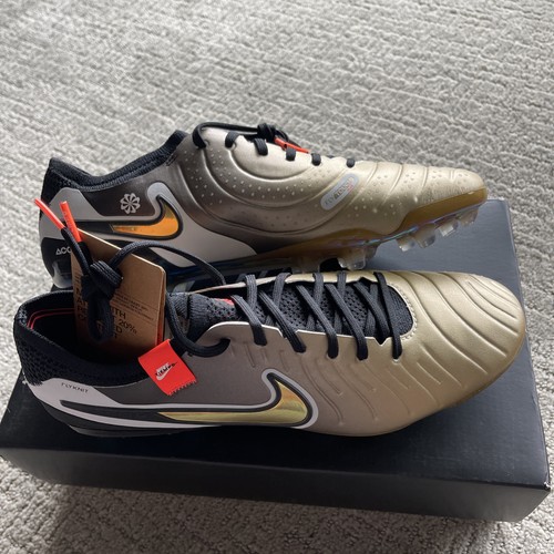 Nike Mens Rare Legend 10 Elite FH FG SE FJ2515 900 Gold Black Soccer ...