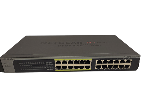 Netgear JGS524PE ProSafe Plus 24-Port PoE Gigabit Ethernet Network ...