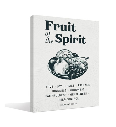 Christian Fruit of the Spirit Wall Art, Bible Verses Scripture Poster ...