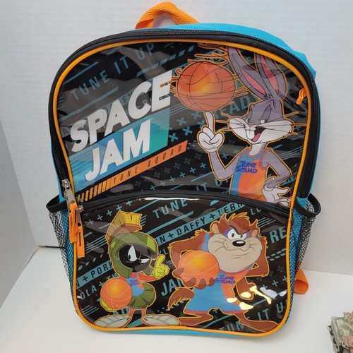 Space Jam Backpack 17" Bugs Bunny Looney Tunes Tune Squad Taz New | eBay