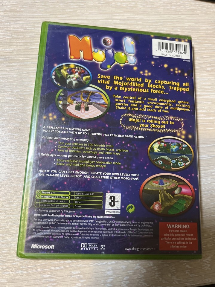 Mojo! (Microsoft Xbox, 2003) 650008499056| eBay