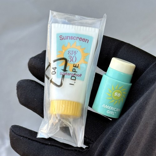 RARE 2 Pcs SUNSCREEN Accessories For 18" American Girl dolls Toys Gifts ...