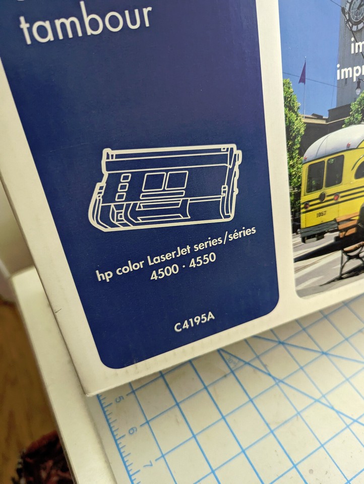 New Genuine HP C4195A Color LaserJet Imaging Drum LaserJet 4500 4550 ...