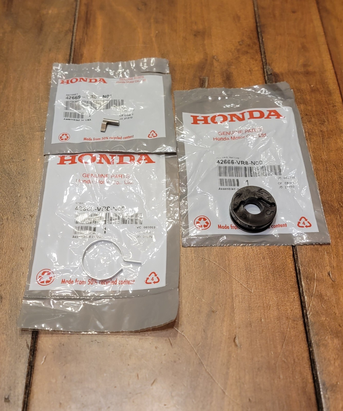 HONDA LH Wheel Ratchet Kit HRN216 42669-VR8-N01 Genuine OEM | eBay
