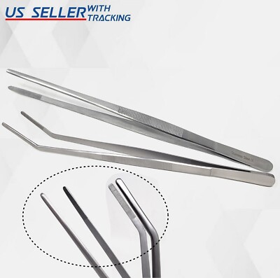 New 12" Inches EXTRA-LONG Tweezers Stainless Steel Handy (Choose one ...
