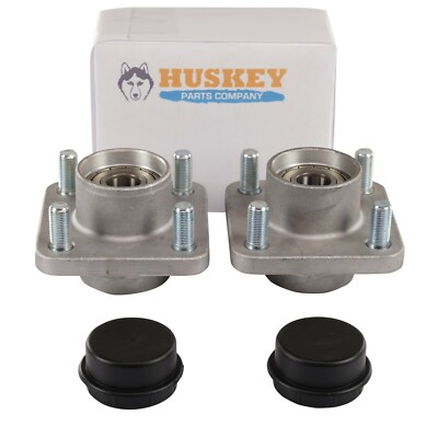 2 CLUB CAR FRONT WHEEL HUB ASSEMBLY W/ BEARINGS FOR PRECEDENT DS 03.5 ...