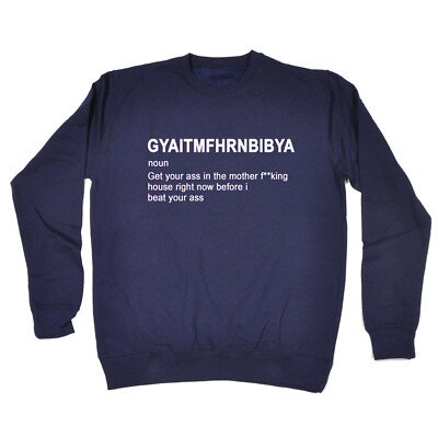 Gyaitmfhrnbibya Parents Code - Funny Novelty Pullover Sweatshirt | eBay