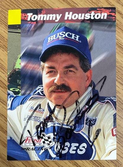TOMMY HOUSTON - 1993 Finish Line - Hand-Signed Card - Card 163 | eBay