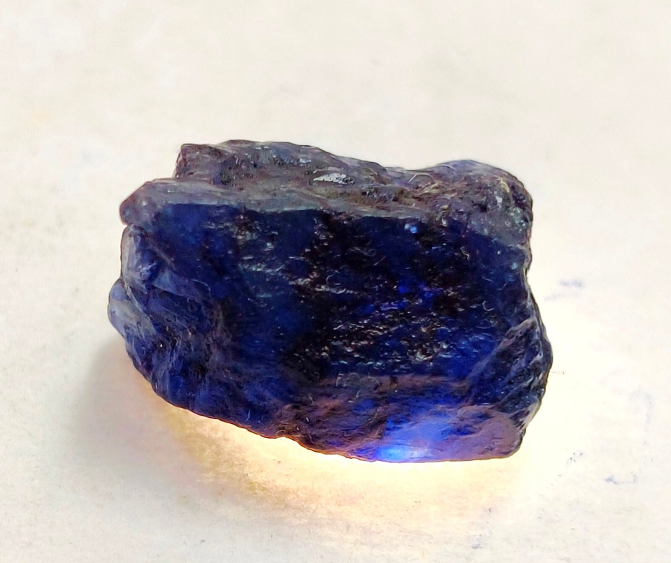 Natural Blue Beryl (Maxixe) Rough Loose Gemstone Winter Day J33 | eBay