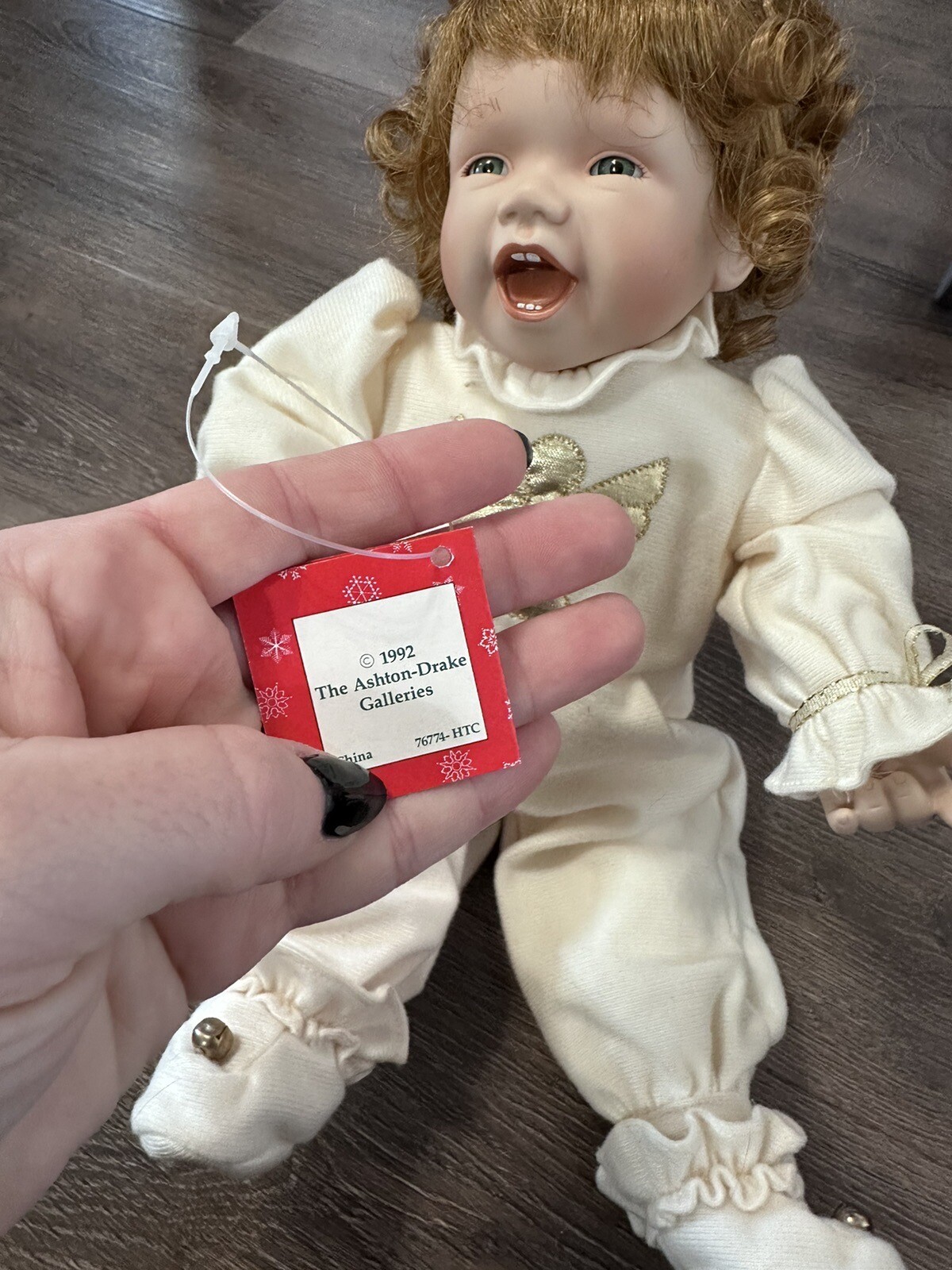 Ashton Drake Baby Doll Joy My First Christmas by Kathy Hippensteel 1992 ...