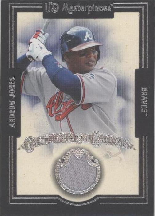 2007 UD Masterpieces - Captured on Canvas Andruw Jones #CC-AJ (MEM) for ...