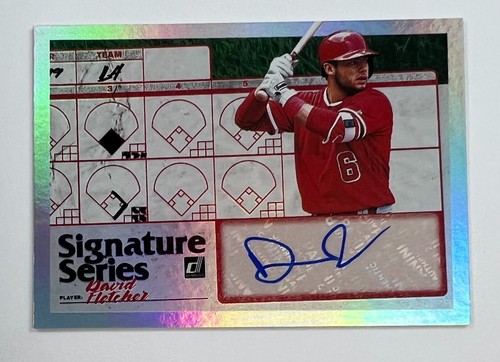 2019 Panini Donruss #SS-DF David Fletcher Signature Series Auto AR54-01 ...
