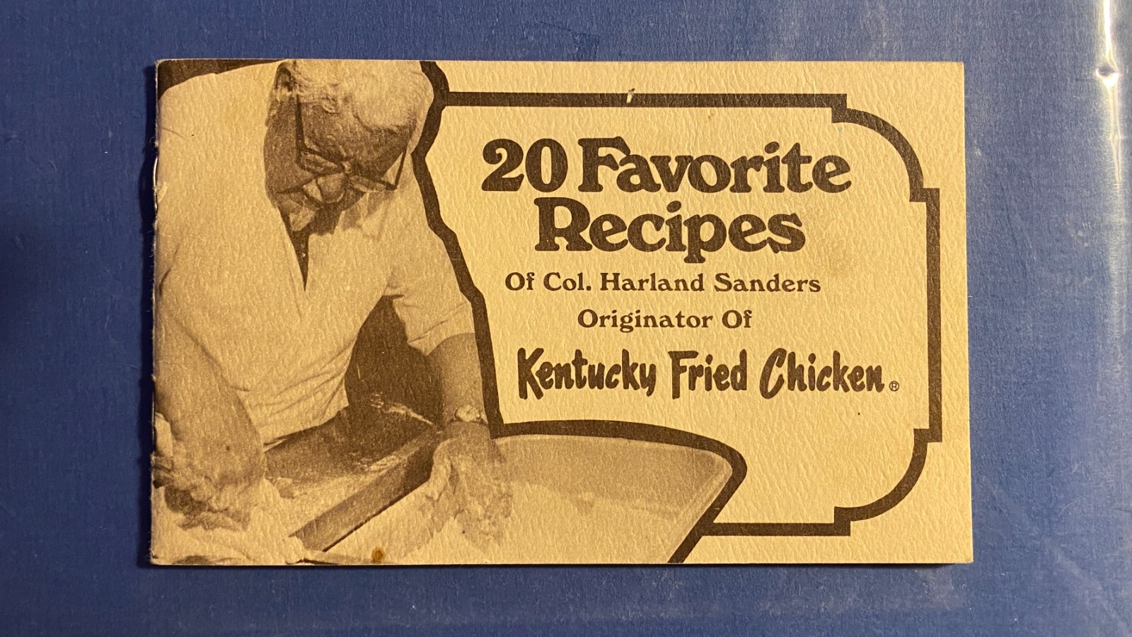 Col.Harland Sanders Autograph - Kentucky Fried Chicken Recipe booklet ...