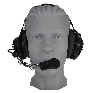 KNM, Rugged, PCI Behind the Head Headset, Wire Boom | eBay