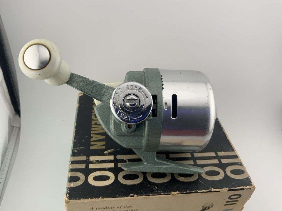 Vintage South Bend Norseman Fishing Reel In Box 110 Spincast Reel ...