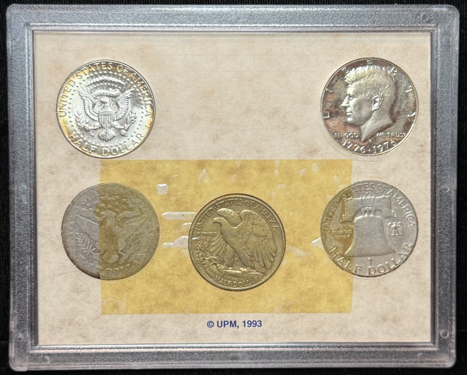 5 Coin set - U.S Half Dollar Set Silver Coin 50C | eBay