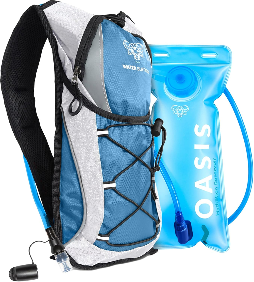 Hydration Backpack - Lightweight Hydration Pack with 2L Water Bladder ...