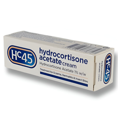 HC45 Hydrocortisone Acetate 1% w/w 15g | eBay UK