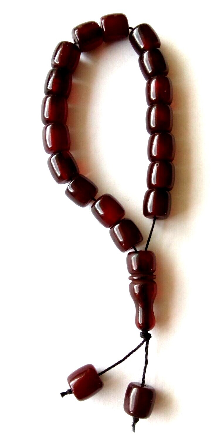 old rosary prayer bean cherry rosary | eBay