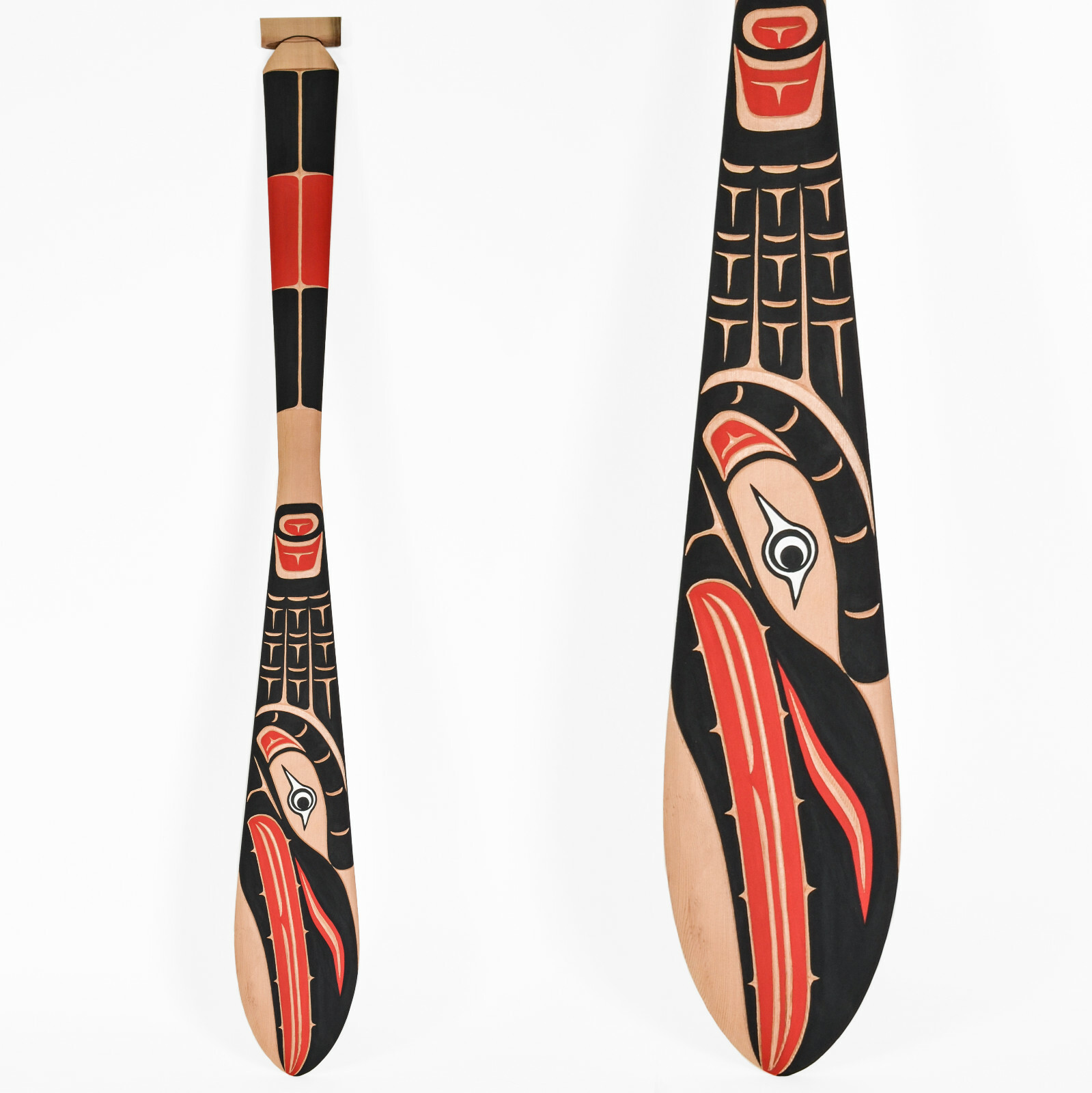 Northwest Native American Cedar Hand-Carved Paddle 60" Long | eBay