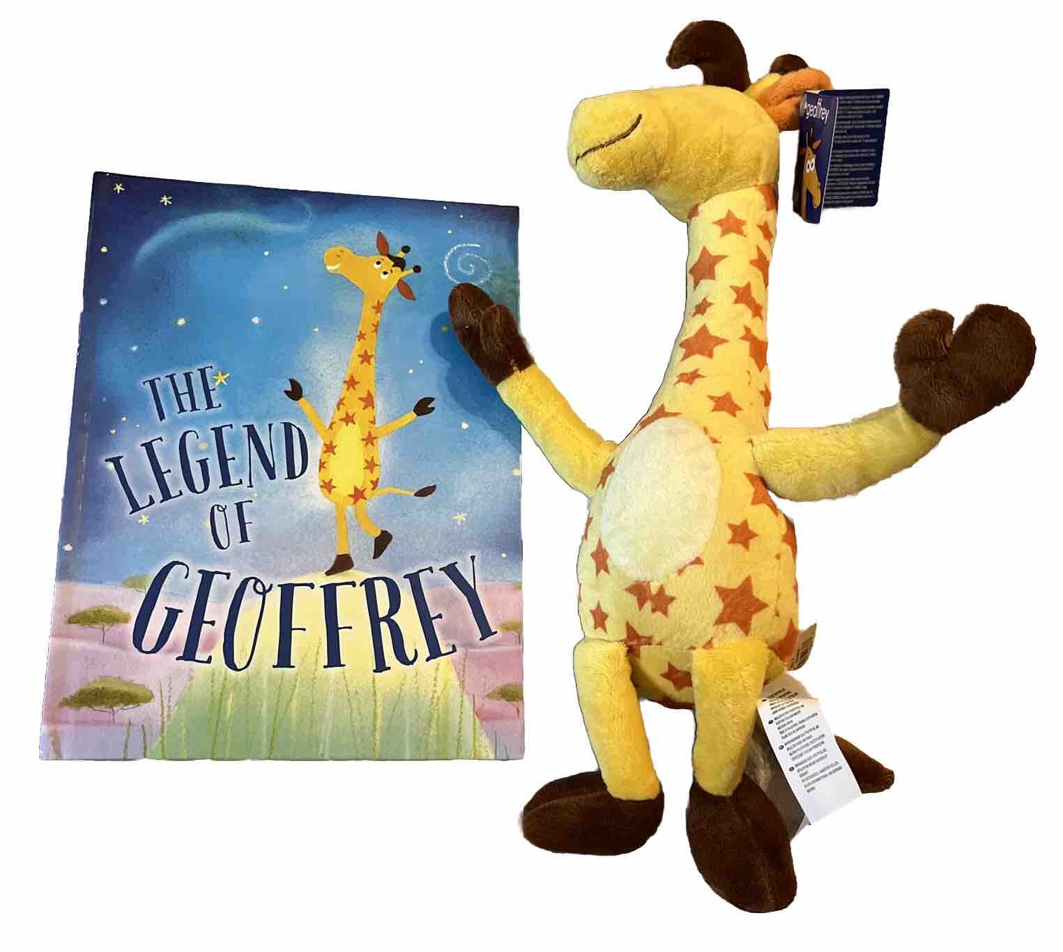 BRAND NEW Toys R Us-The Legend Of Geoffrey Book+Plush Giraffe Limited ...