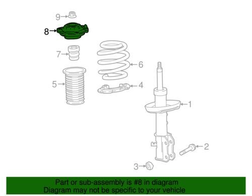 Chevrolet GM OEM 2016 Cruze Front Suspension-strut Mount 13377814 for ...