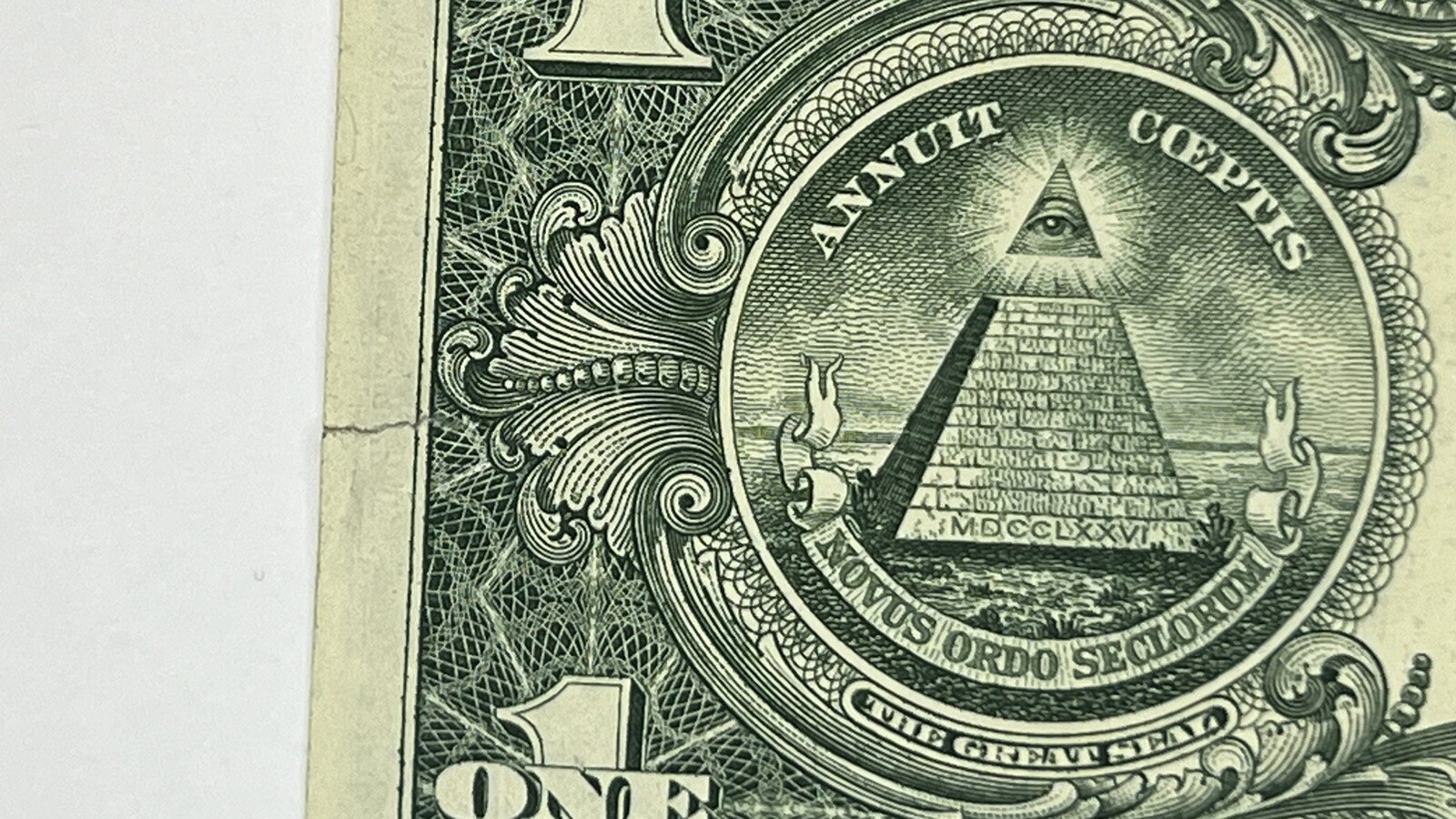 2017 $1 One Dollar Bill Note Error *Bookend Misaligned Miscut Misprint ...