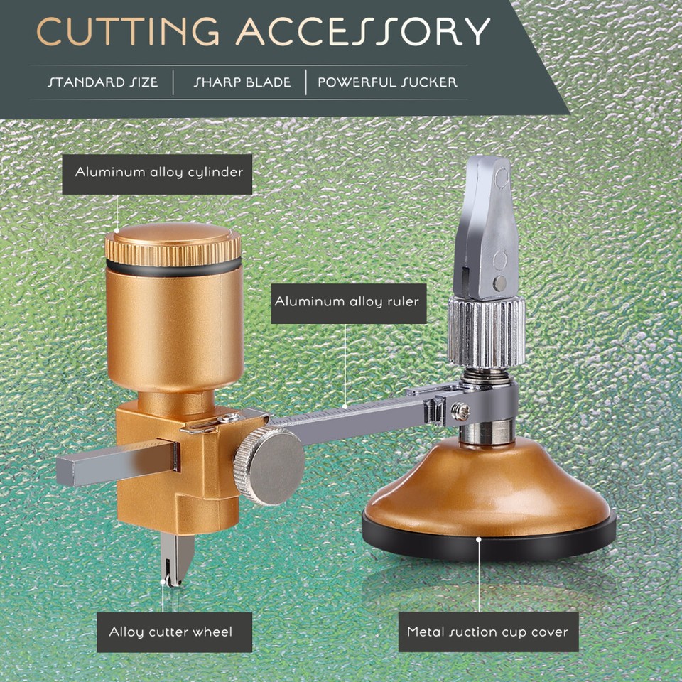 Glass Cutter Cutting Tool for Glass Circle Cutter Stained Compass Knife ...